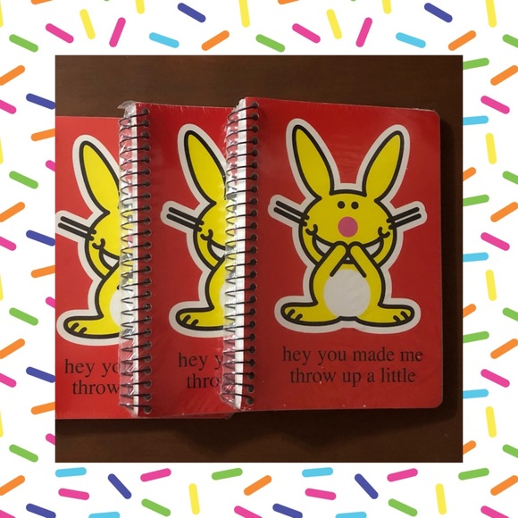 Office | Sold Happy Bunny Note Pads | Poshmark